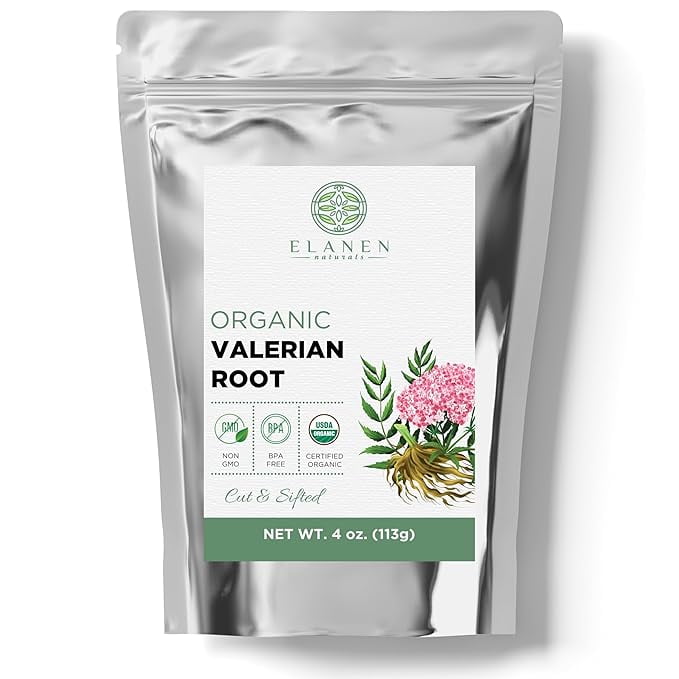 Organic Valerian Root 4 oz. (113g), USDA Certified Organic Valerian ...