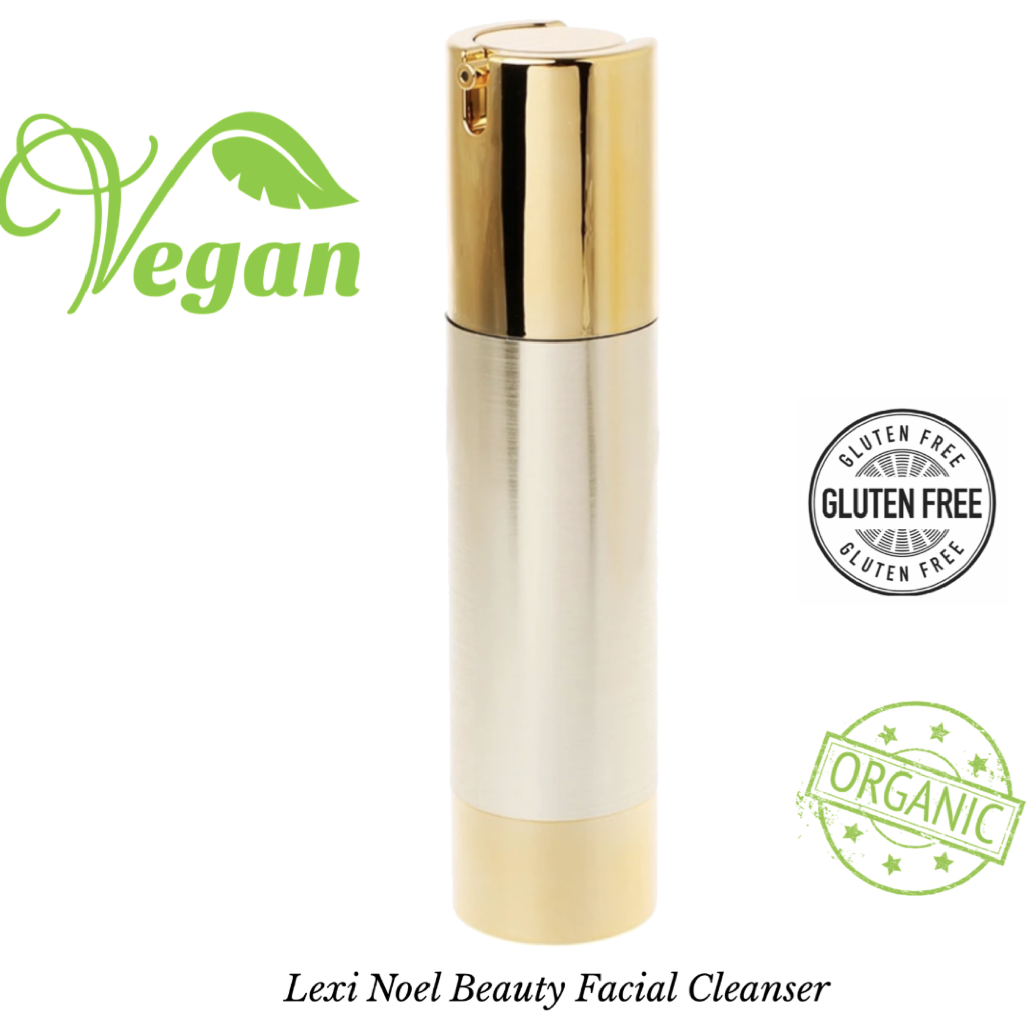 Organic Vegan Facial Cleanser Lexi Noel Beauty - Walmart.com