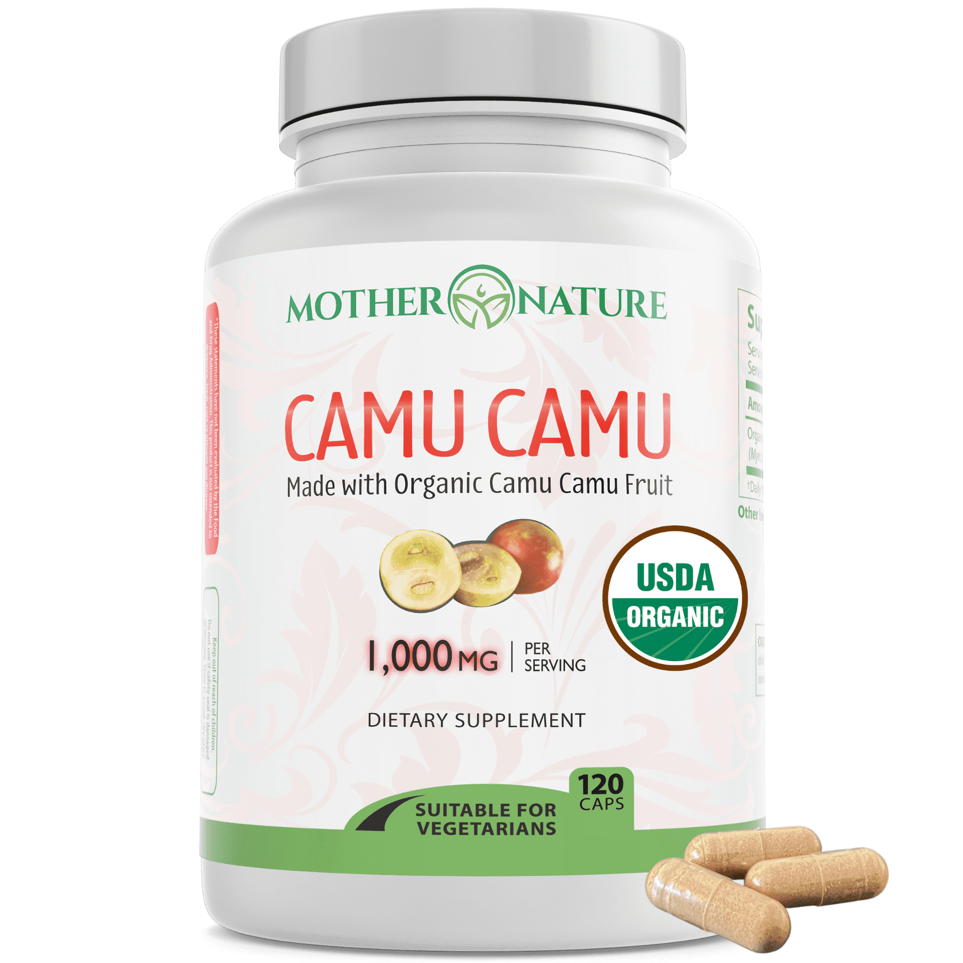 Boost Immunity and Skin Health with 1,000mg Camu Camu Capsules ...