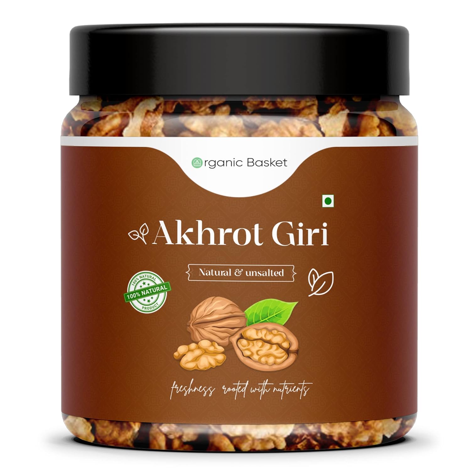 Organic Walnut (Akhrot Giri) By The Organic Basket 175gm, | Rich In Protein, Vitamin Dry Fruits ...
