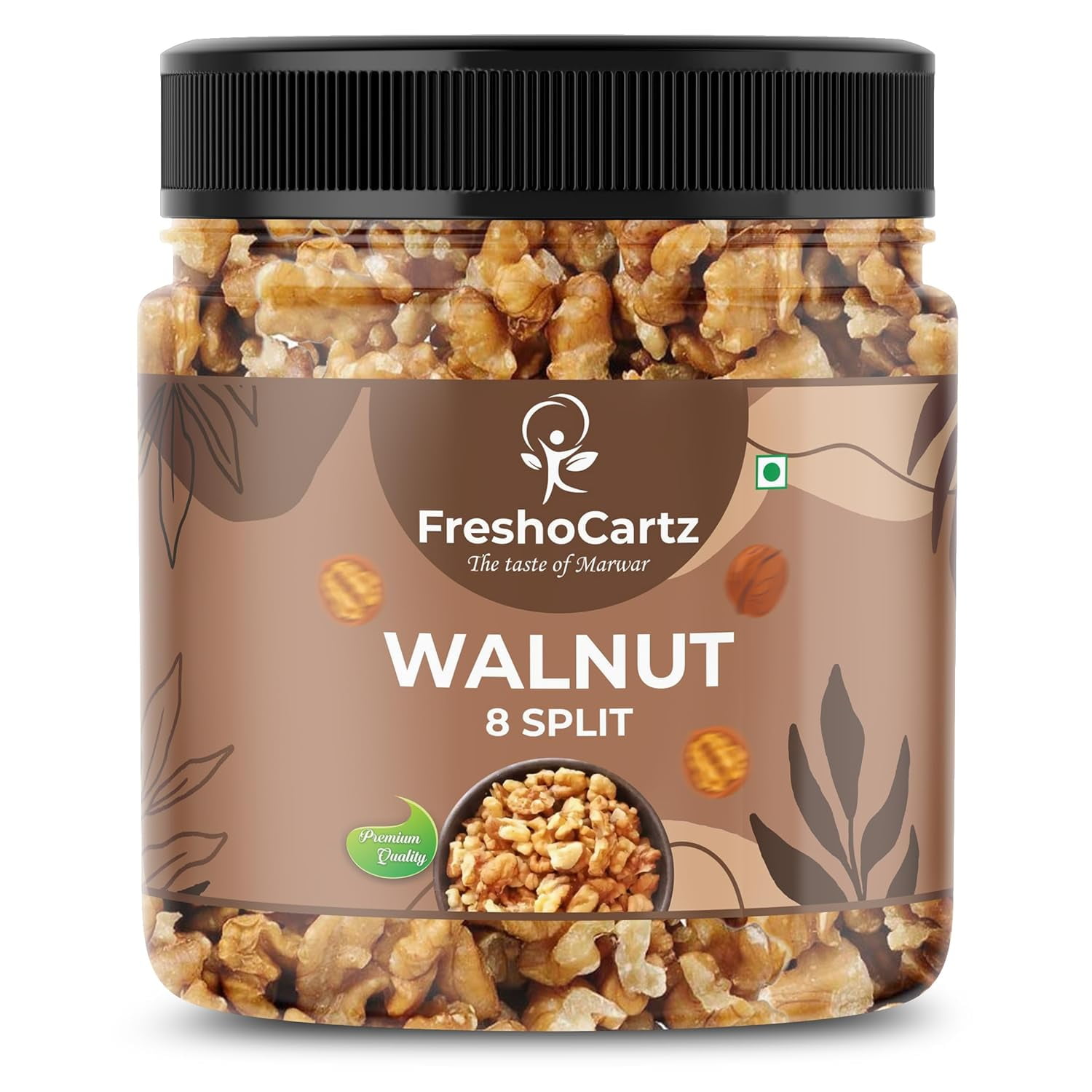 Organic Walnut Kernels 8 Split By Freshocartz 1kg, | Nutritious ...
