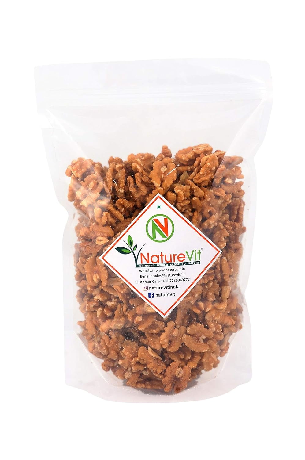 Organic Walnut Kernels By NatureVit 2kg, | Rich In Protein Fiber ...