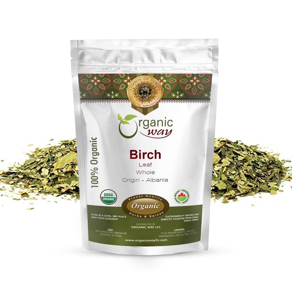Organic Way Birch Leaf Whole (Betula Pendula) | Herbal Tea European ...