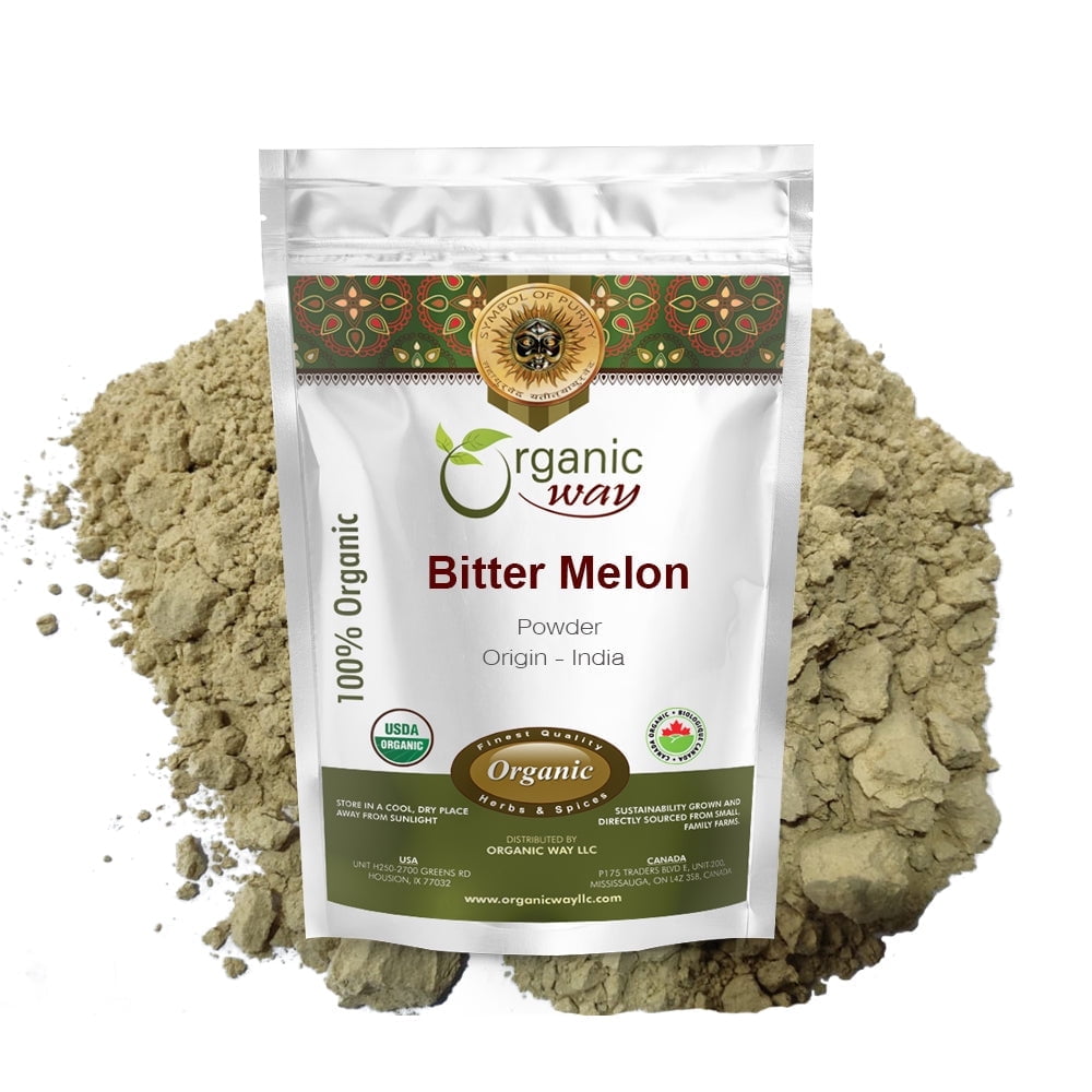 Organic Way Bitter Melon Powder, Organic, Kosher, Non-GMO, Gluten-Free ...