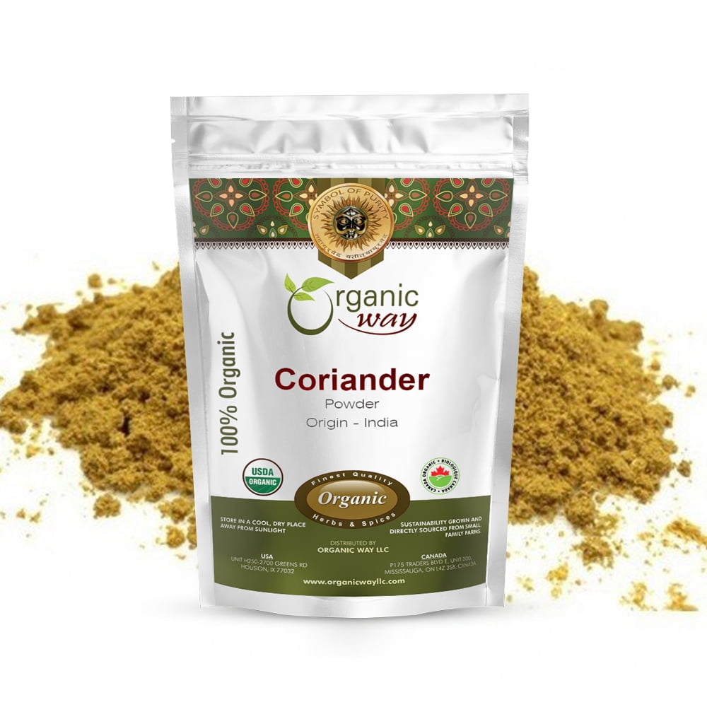 Organic Way Coriander Powder (Coriandrum sativum) - Adds Flavour ...