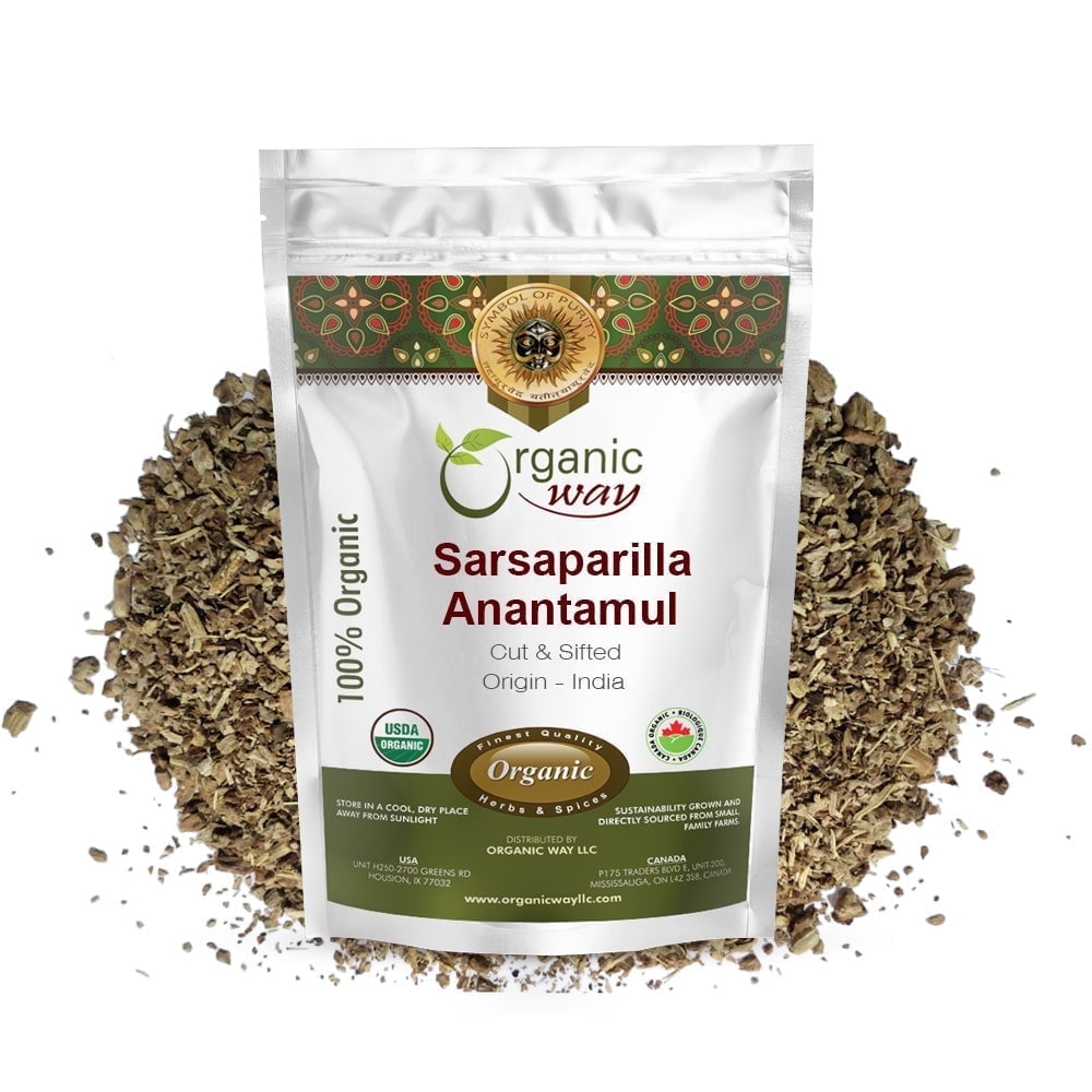 Organic Way Dried Sarsaparilla / Anantamul Root (Hemidesmus indicus ...