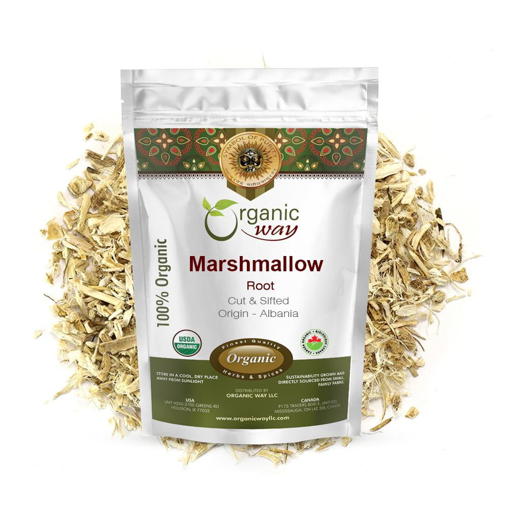 Organic Way Marshmallow Root (Althaea Officinalis) Cut & Sifted ...
