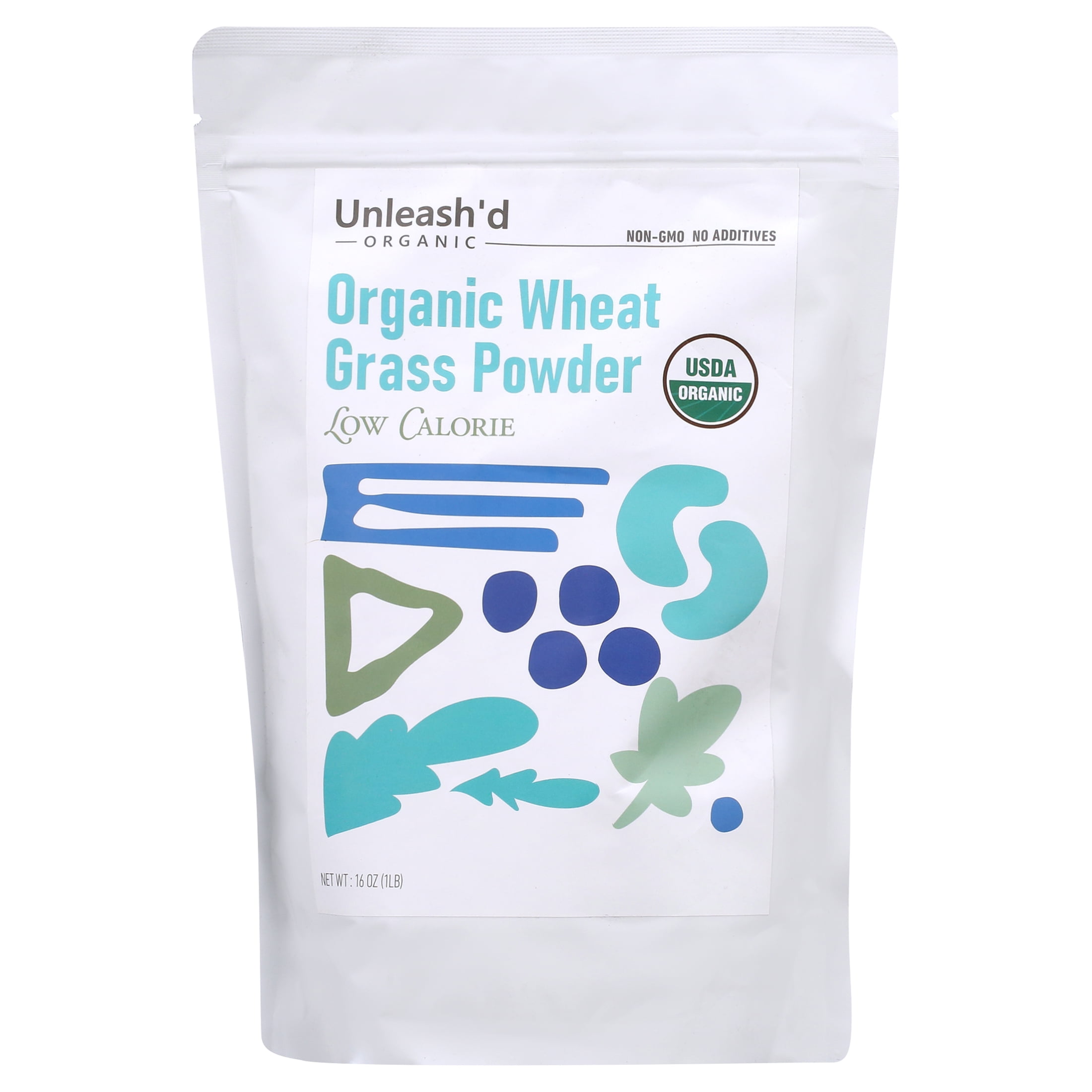 Organic Wheatgrass Powder 1 LB, Green Superfood for Smoothie, Juice ...