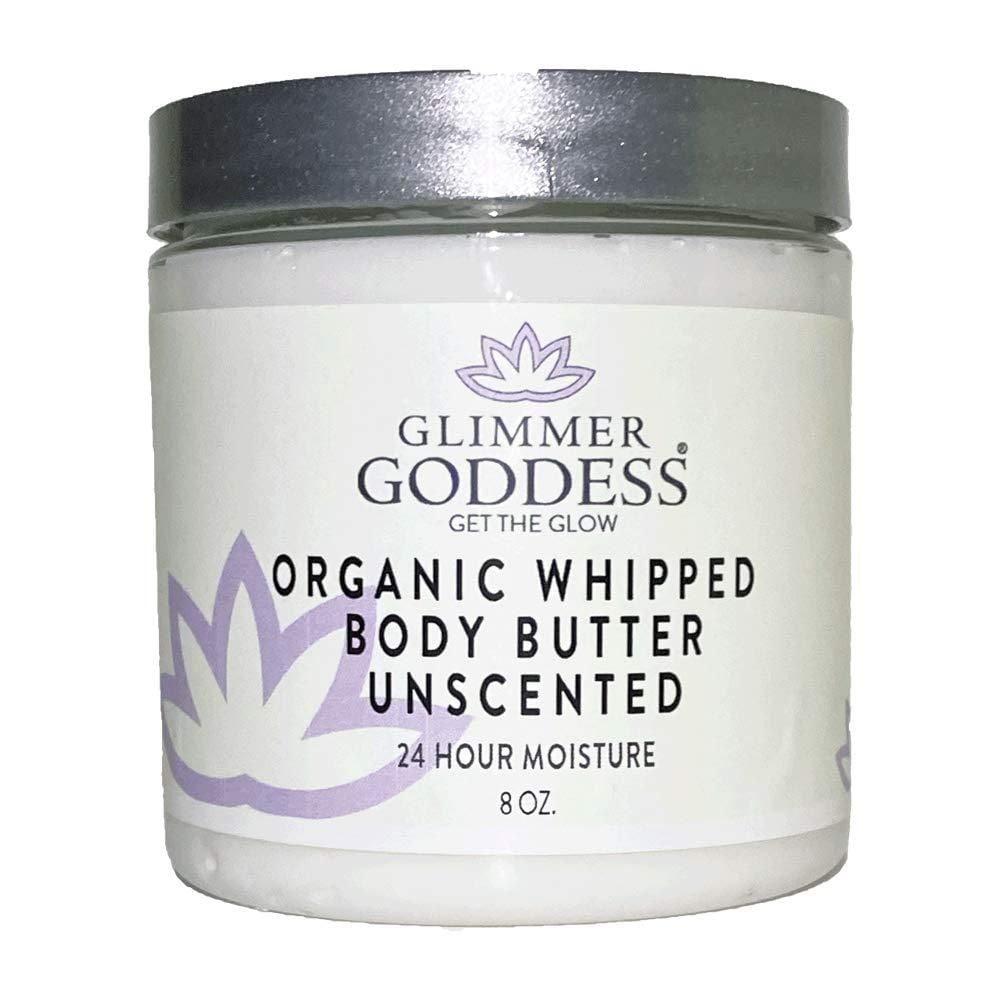 Organic Whipped Body Butter Unscented Vegan 24 hour Hydration Reduces ...