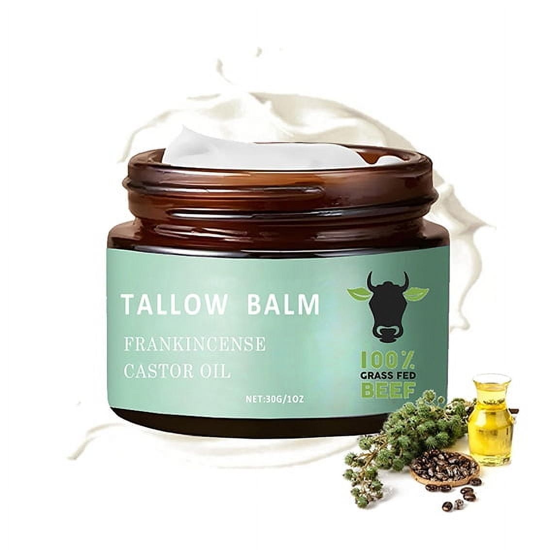Organic Whipped Tallow Frankincense and Castor Oil, Grass-fed Beef ...