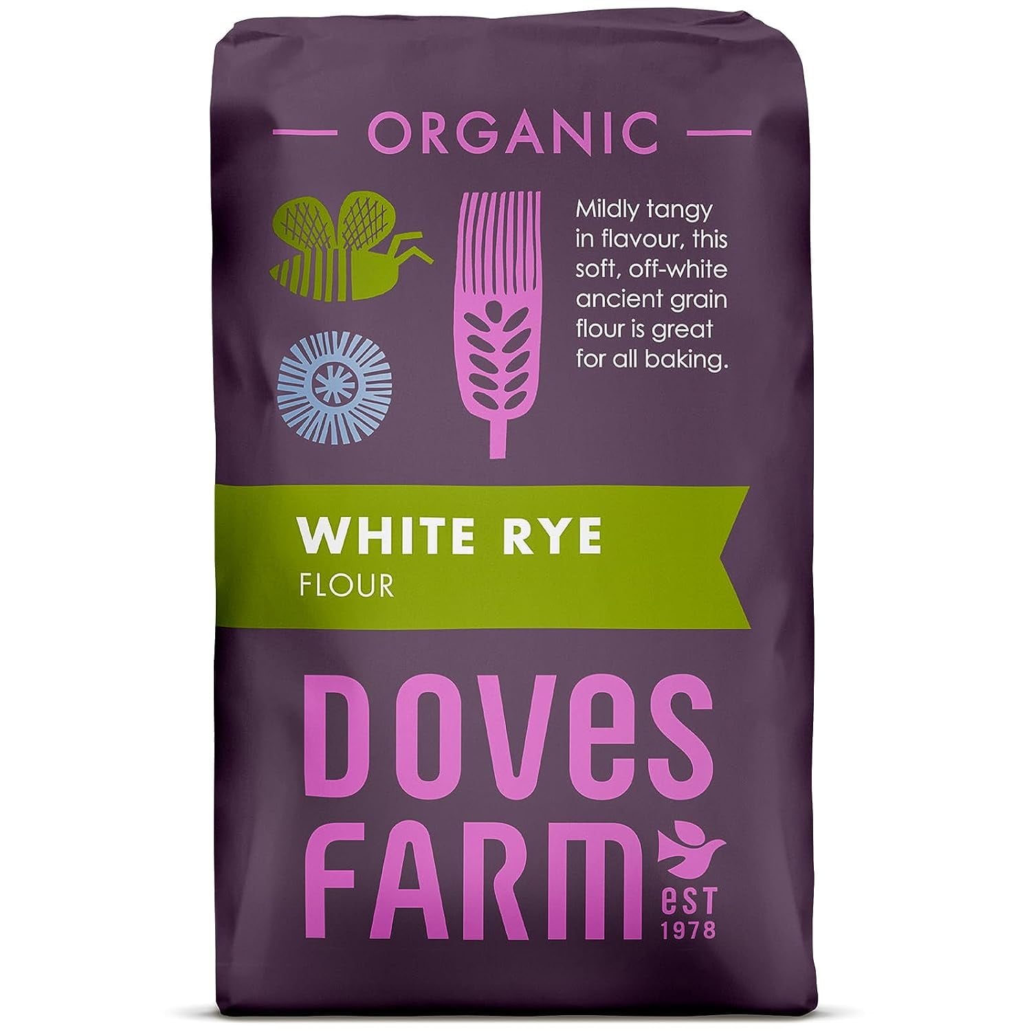 Organic White Rye Flour | Ancient Grain All Purpose Flour | Imported ...