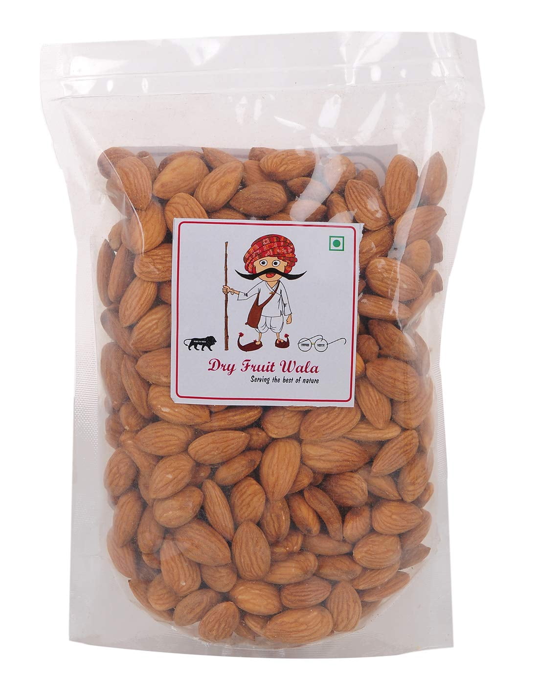 Organic Whole Almonds By Dry Fruit Wala 1kg, | Rich In Protein, Vitamin ...