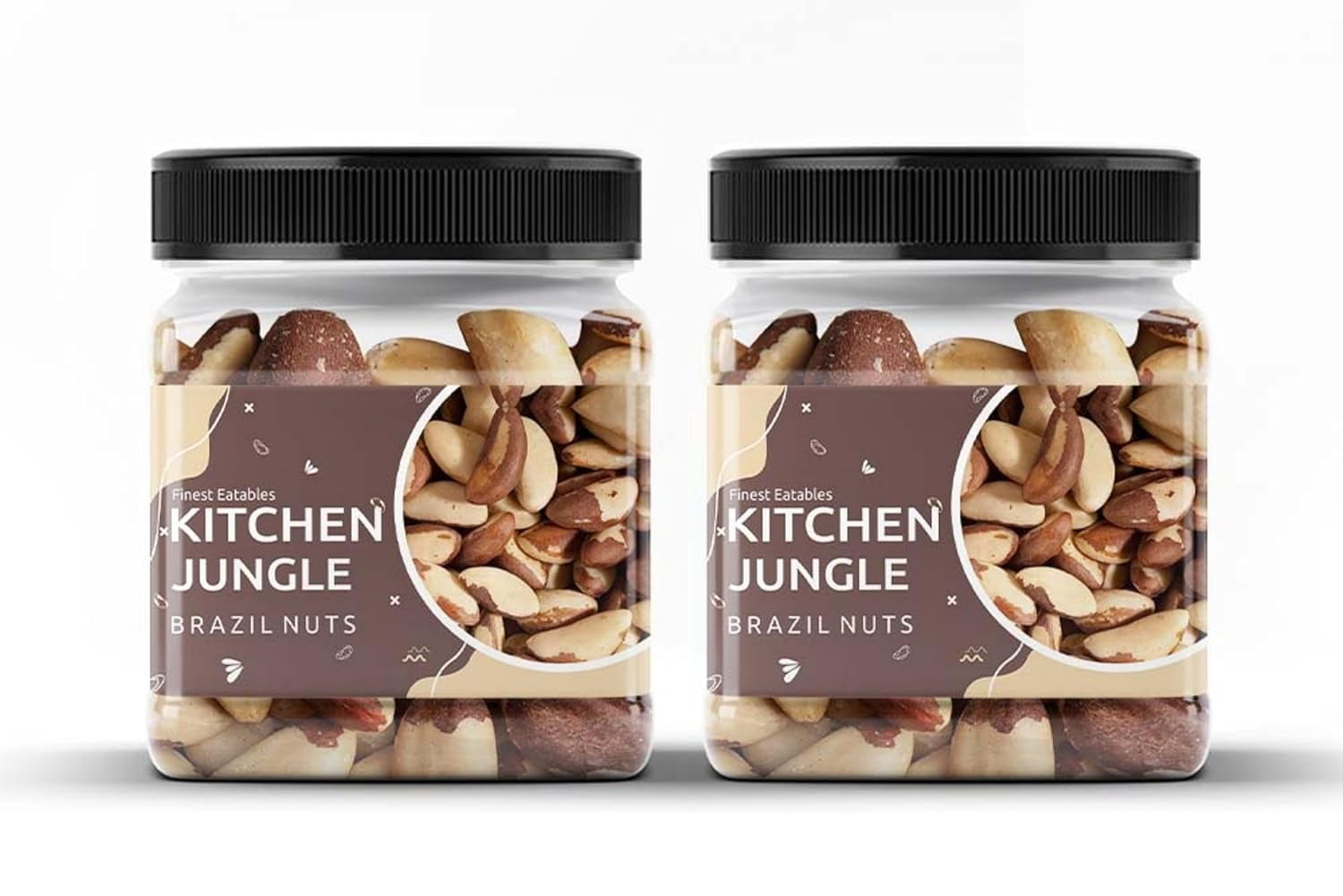 Organic Whole Brazil Nuts By Kitchen Jungle 500gm, (250gm * 2) | Good Source Of Protein Fiber ...