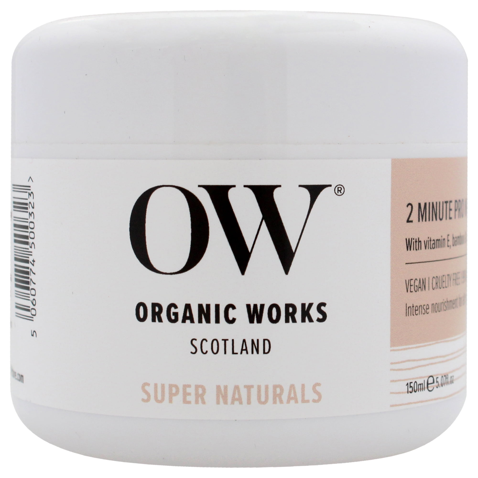 Organic Works Super Naturals 2 Minute Pro Nourish Hair Mask , 5.07 oz ...
