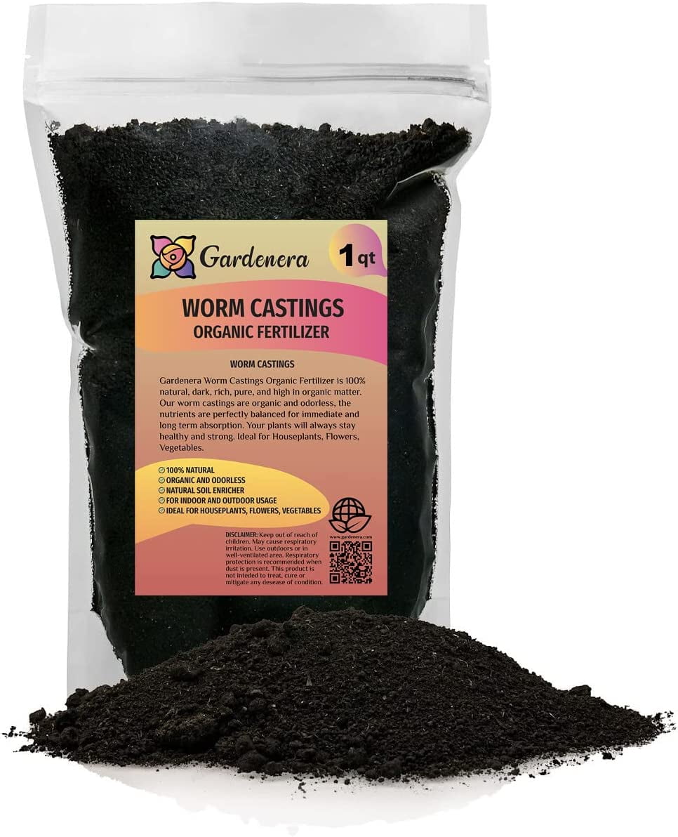 ⭐ Organic Worm Castings - All Natural Soil Amendment, Soil Builder, and ...