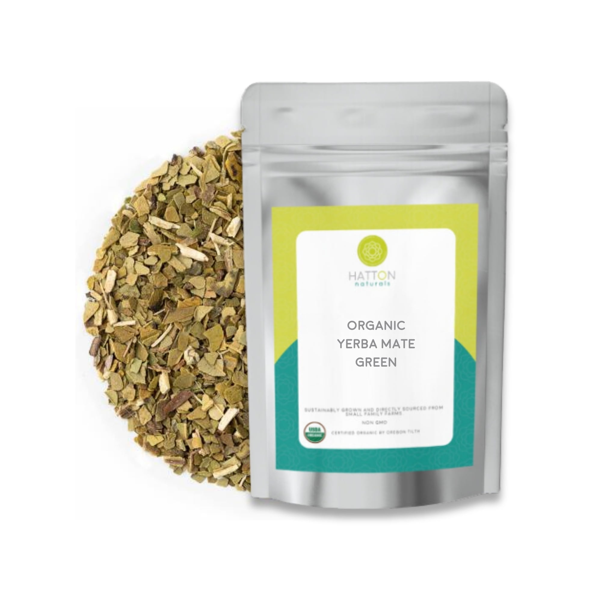 Organic Yerba Mate Loose Leaf Tea – Premium 1lb (16 oz) Bag, Naturally ...