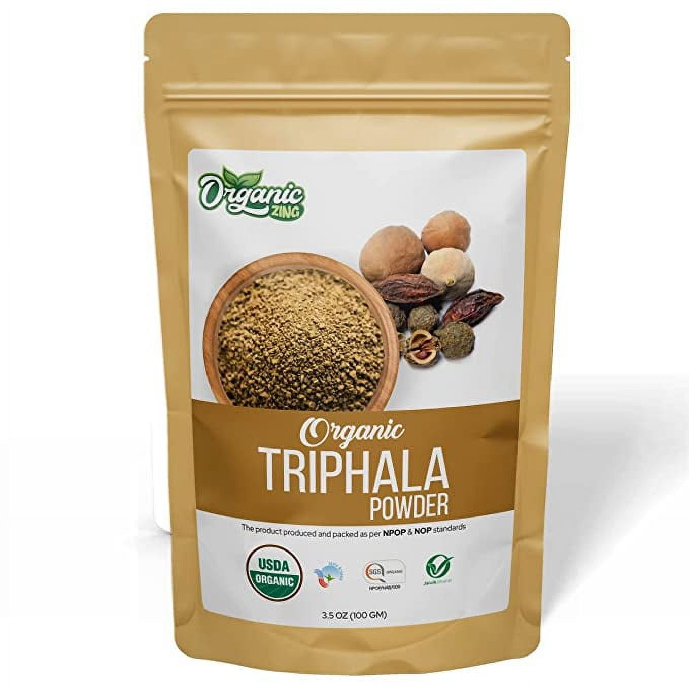 Organic Zing Triphala Powder |Sundried Amla,Bibhitaki & Haritaki Fruit ...