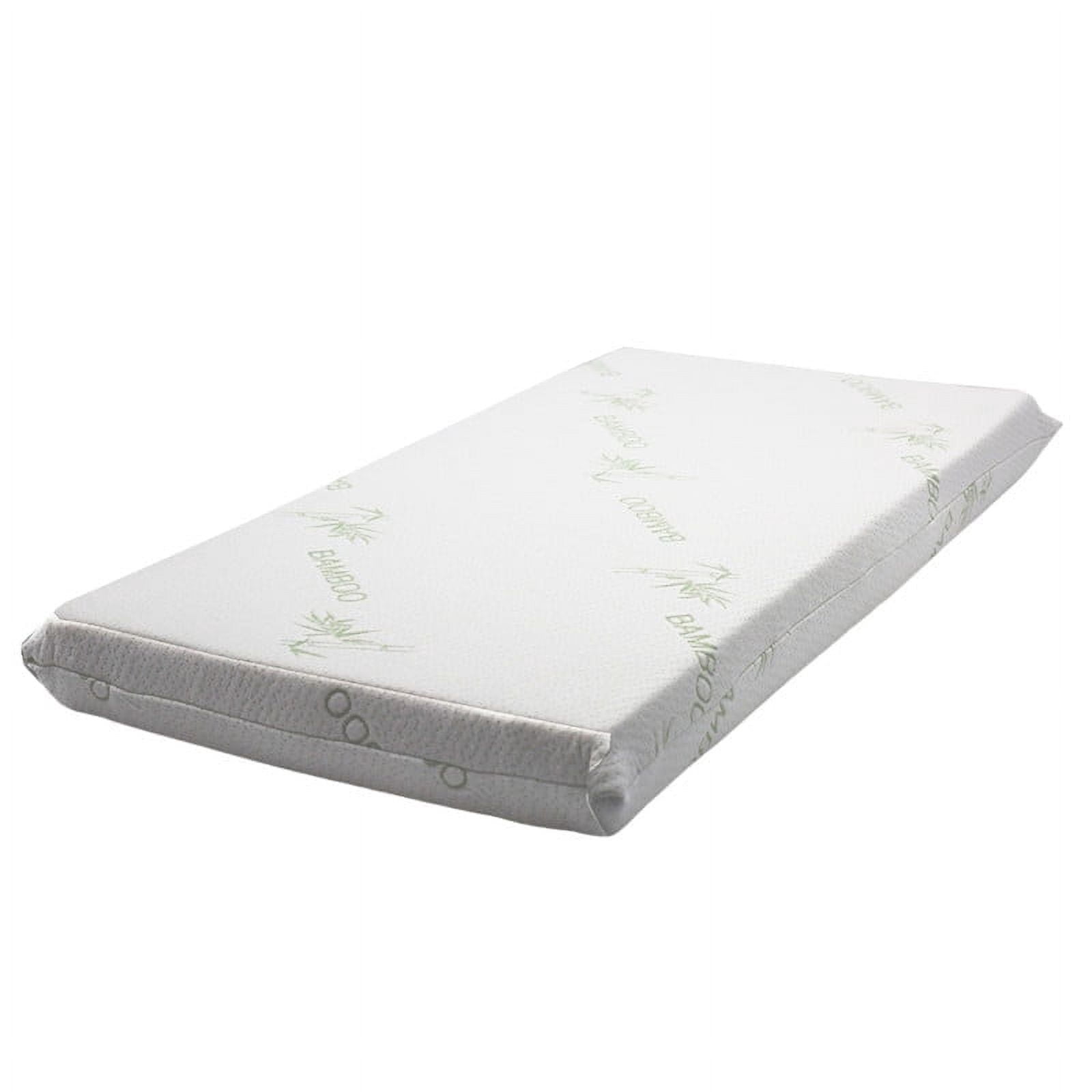 OrganicTextiles 3" Inch Organic Latex Mattress Topper with Bamboo Cover ...