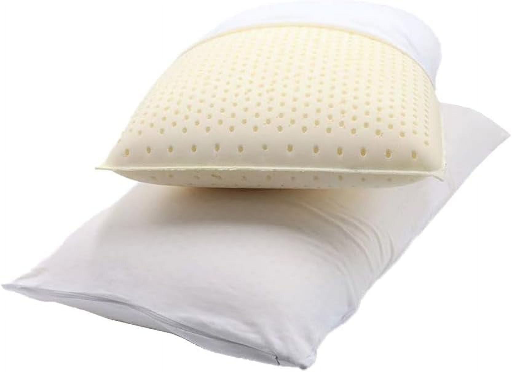 OrganicTextiles Natural Latex Pillows with Organic Cotton Cover ...