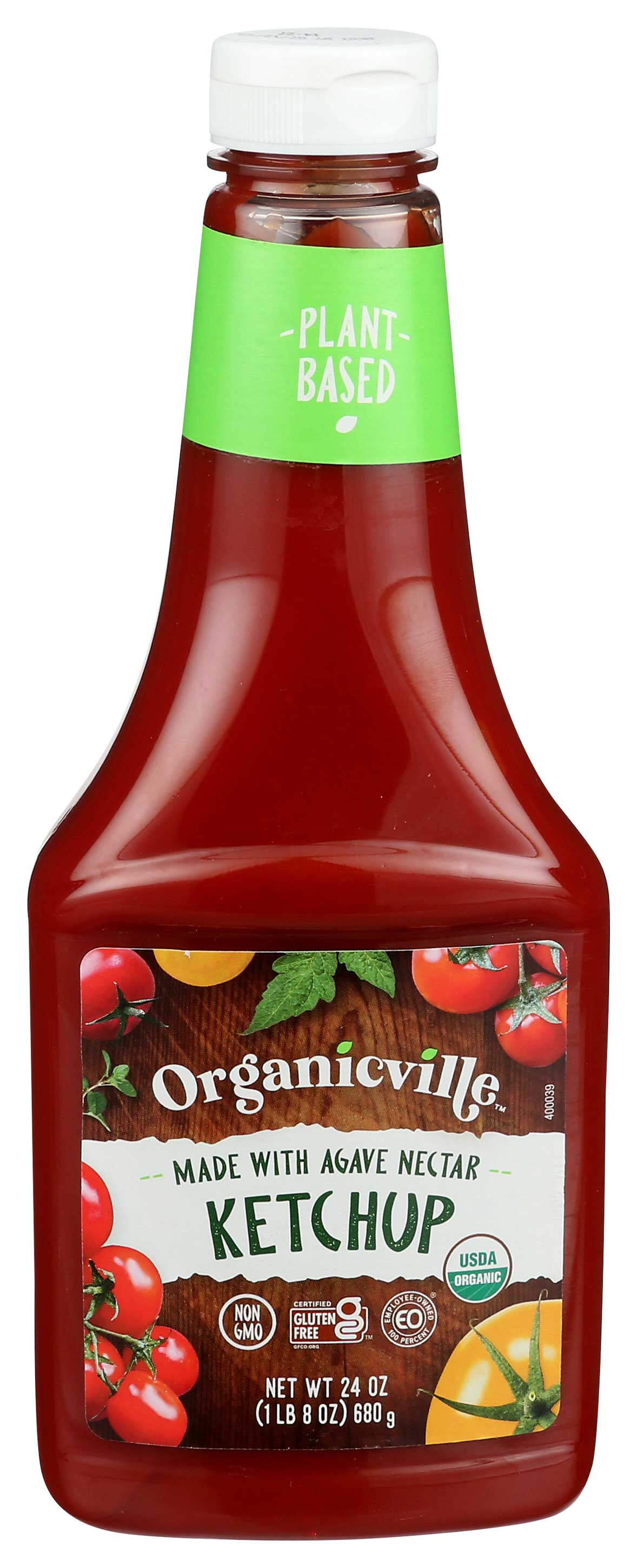 OrganicVille Organic Ketchup, 24 Ounce -- 12 per case. - Walmart.com