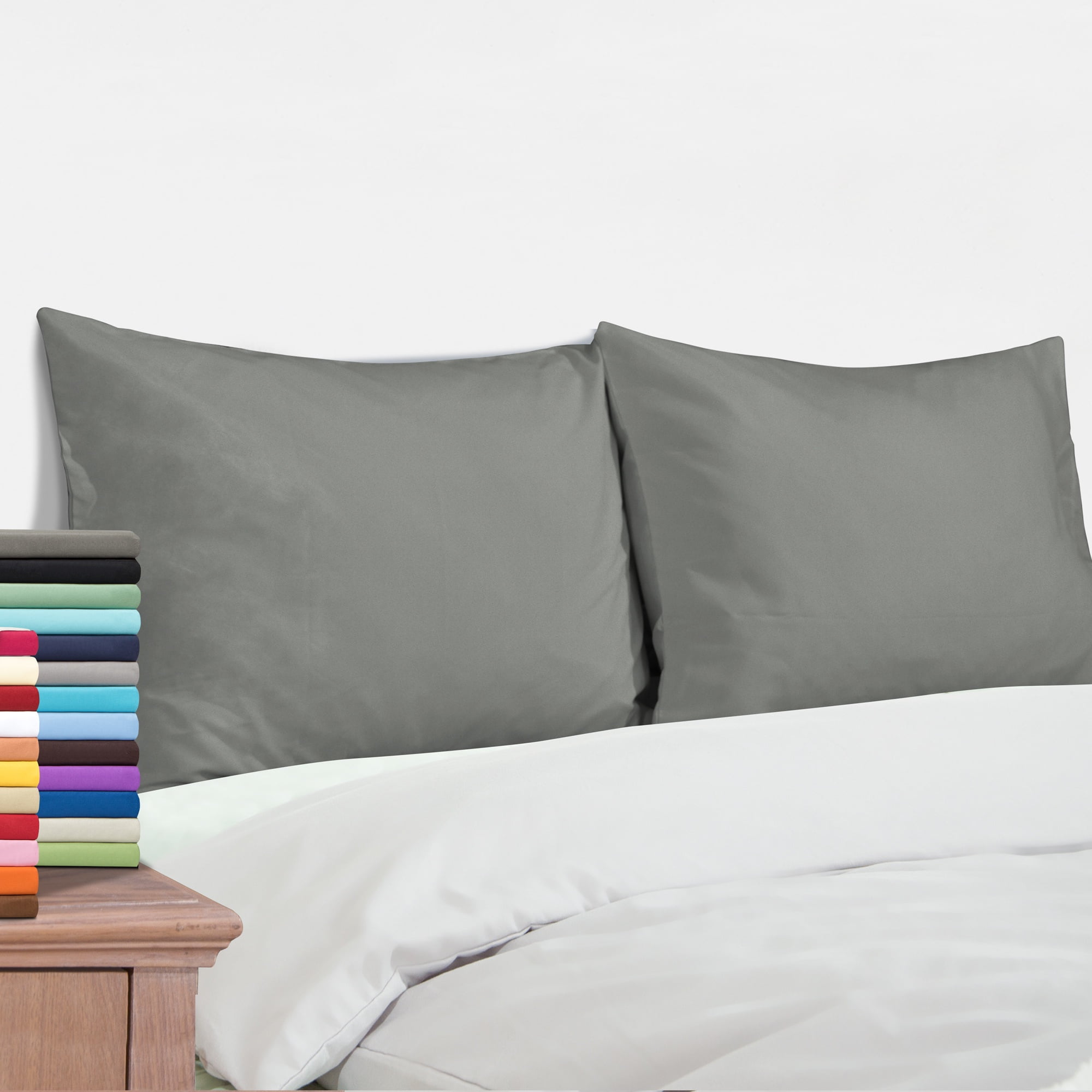 [Pillowcase]-Ultra Soft Brushed Microfiber Pillowcases Set, Cozy ...