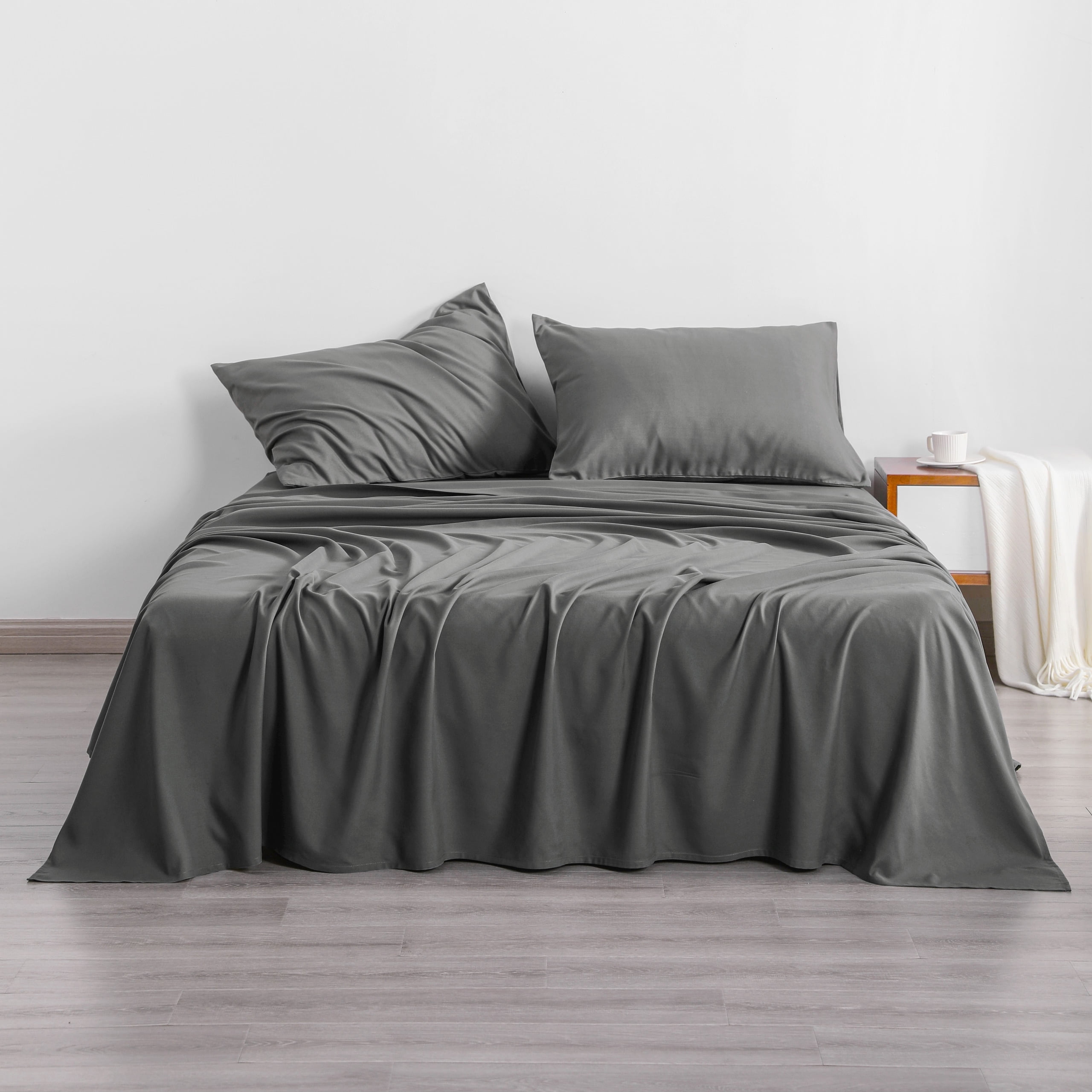 3-Piece Ultra Soft Microfiber Bed Sheet Set, Luxury Cozy Machine ...