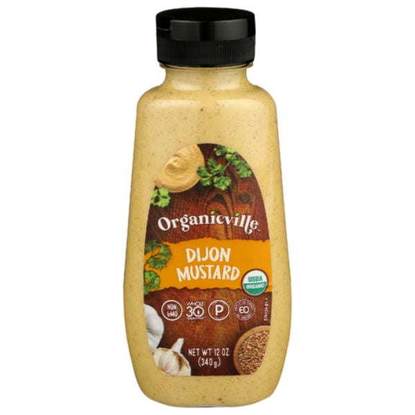 Organicville Organic Dijon Mustard 12 oz (Pack Of 3) - Walmart.com