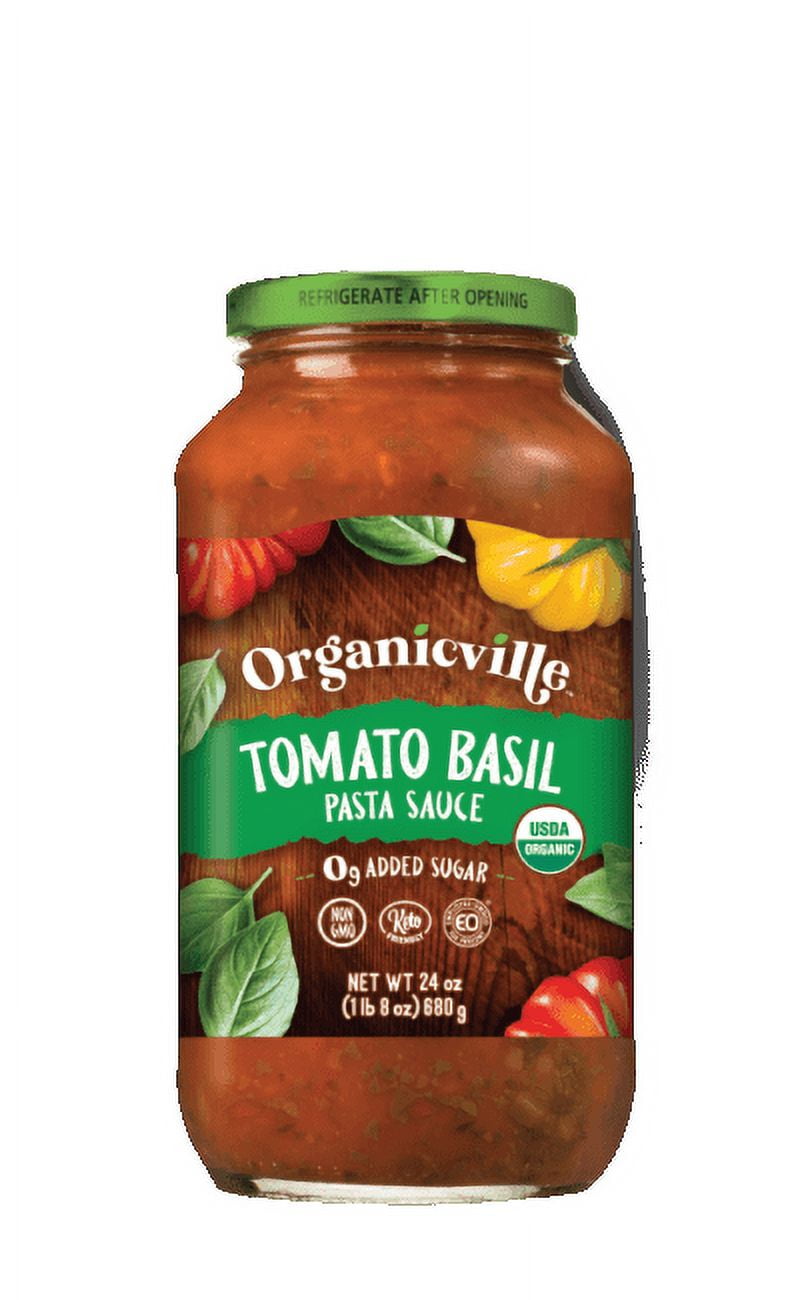 Organicville - Psta/sce Tom Basil Whole - Case Of 6-24 Oz - Walmart.com