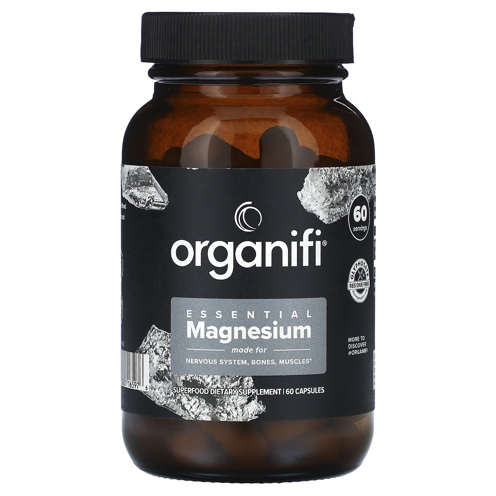 Organifi Essential Magnesium, 150 mg Capsules, Supports Bone, Muscle ...