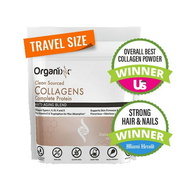 Organixx Clean Sourced Collagens with Vitamin C and 5 Types of ...