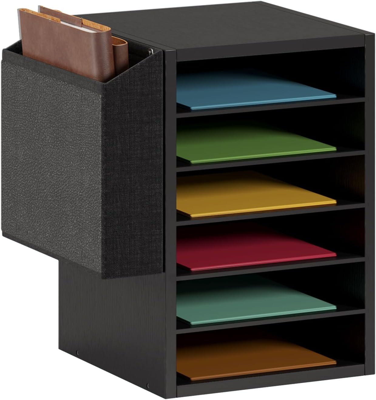 Organization Paper Storage Slot, Office Desk File Organizer, Desktop ...