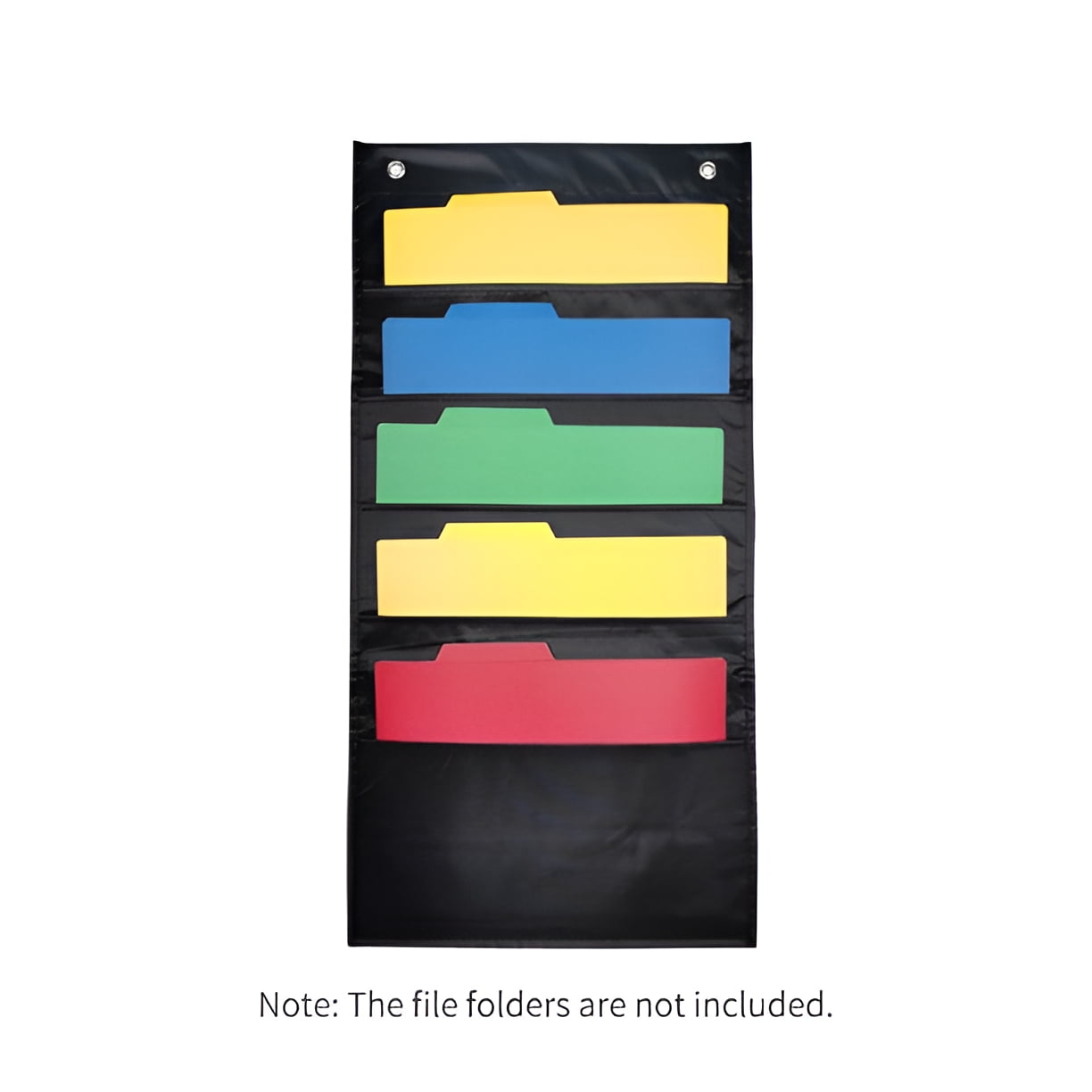 Wall Hanging Organization Pocket Chart with 5 Large Pockets - Office ...