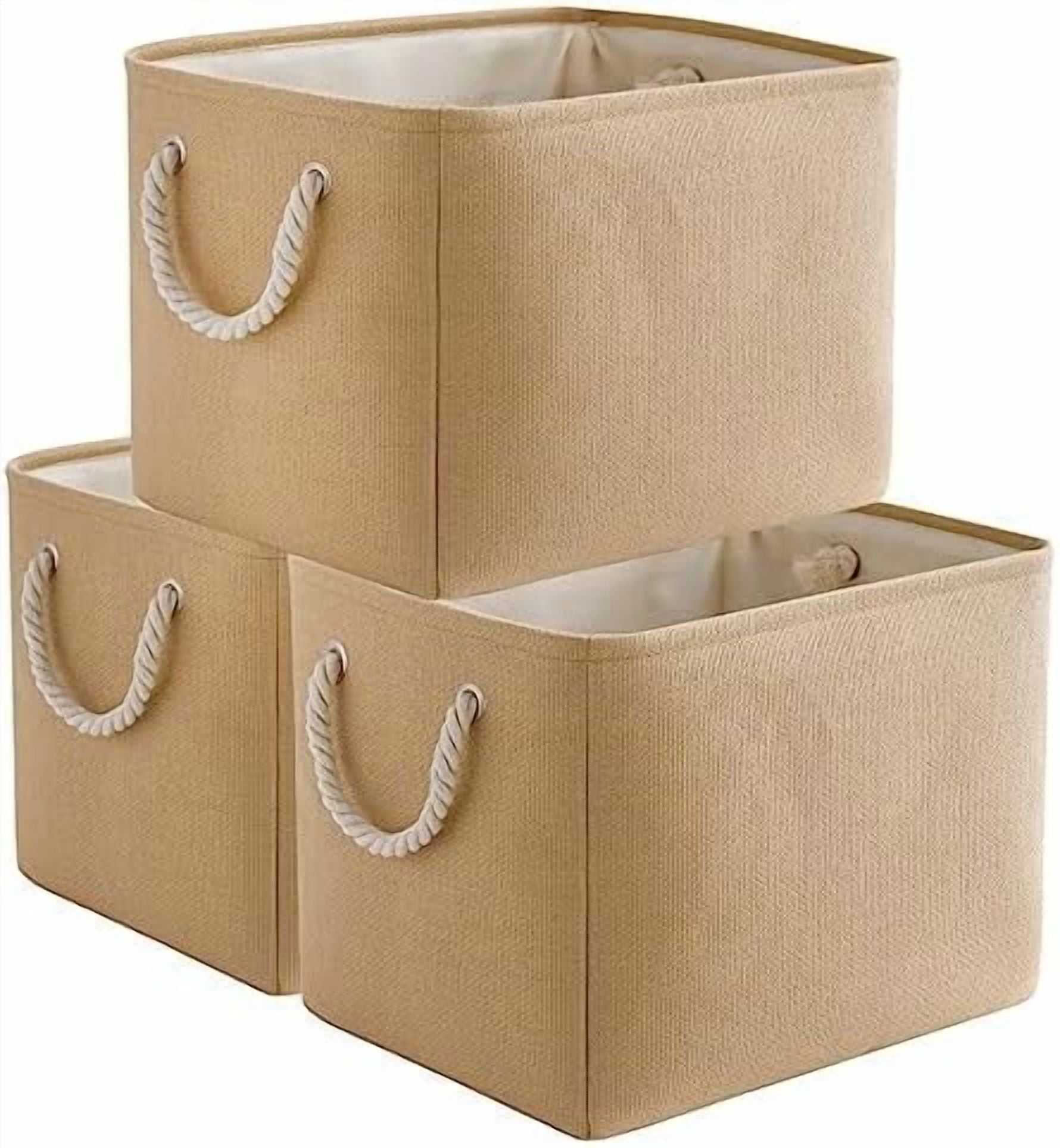 Organization and Storage Basket for Organizing - 3 Pack 16x12x12 inch ...