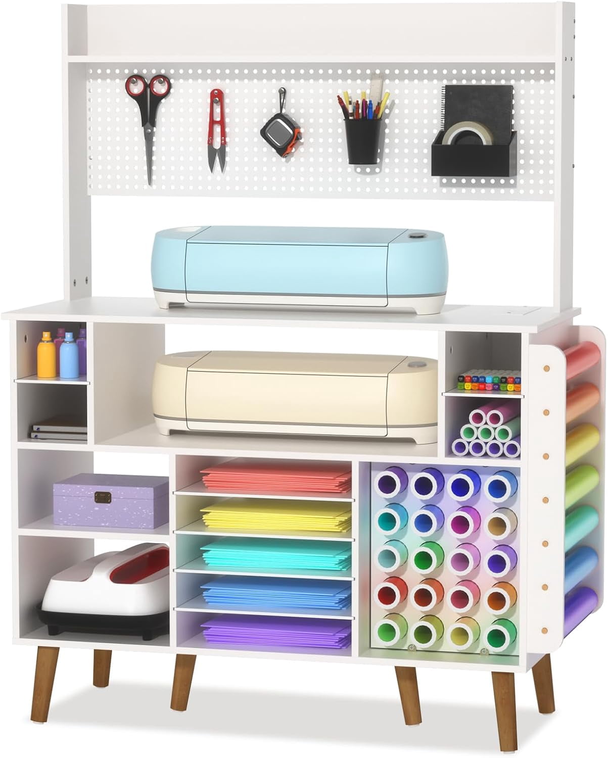 Organization and Storage Table Compatible with Cricut Machines - Craft ...