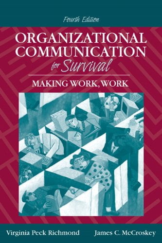 Pre-Owned Organizational Communication for Survival: Making Work, Work ...