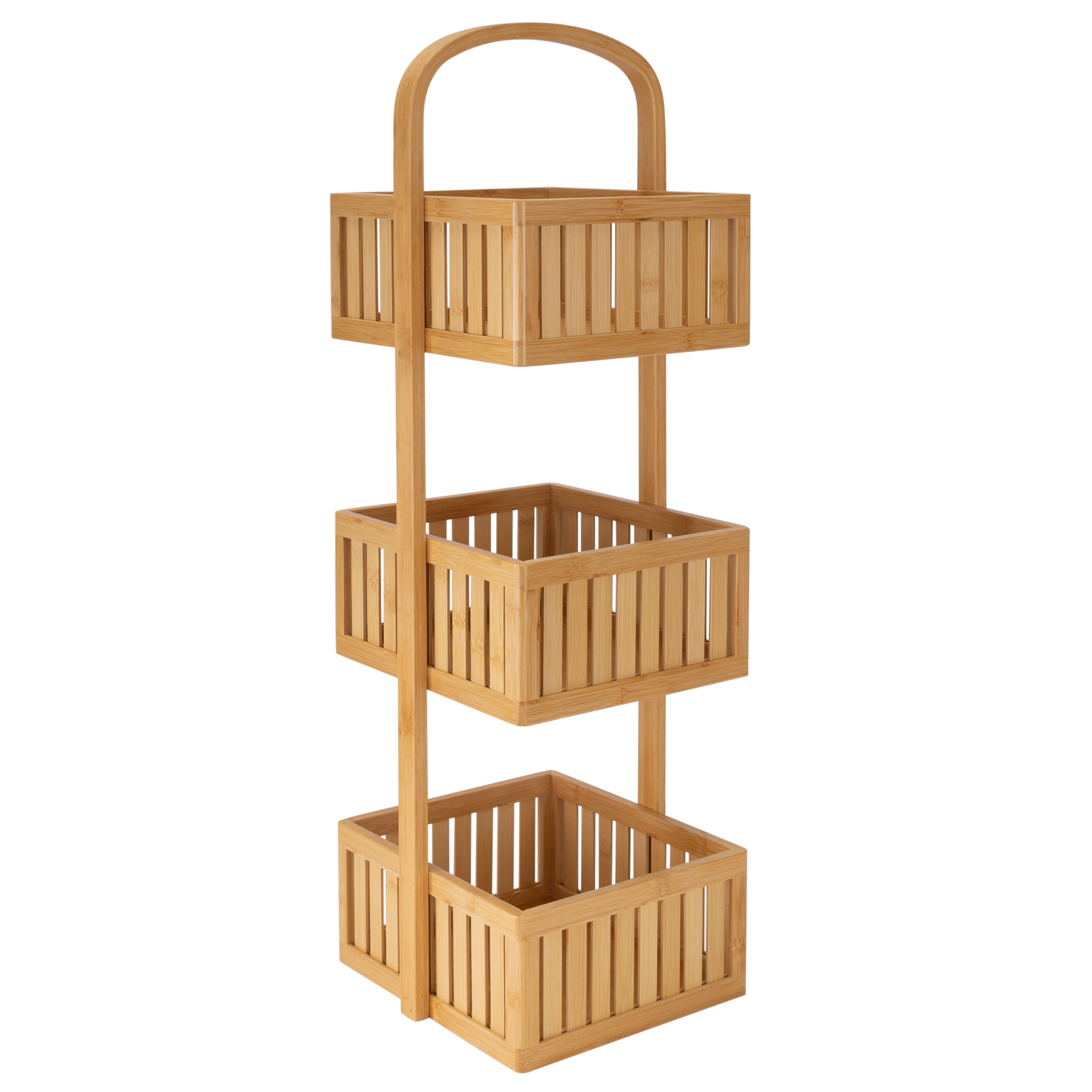 Organize It All 3 Tier Bamboo Stationary Caddy - Walmart.com