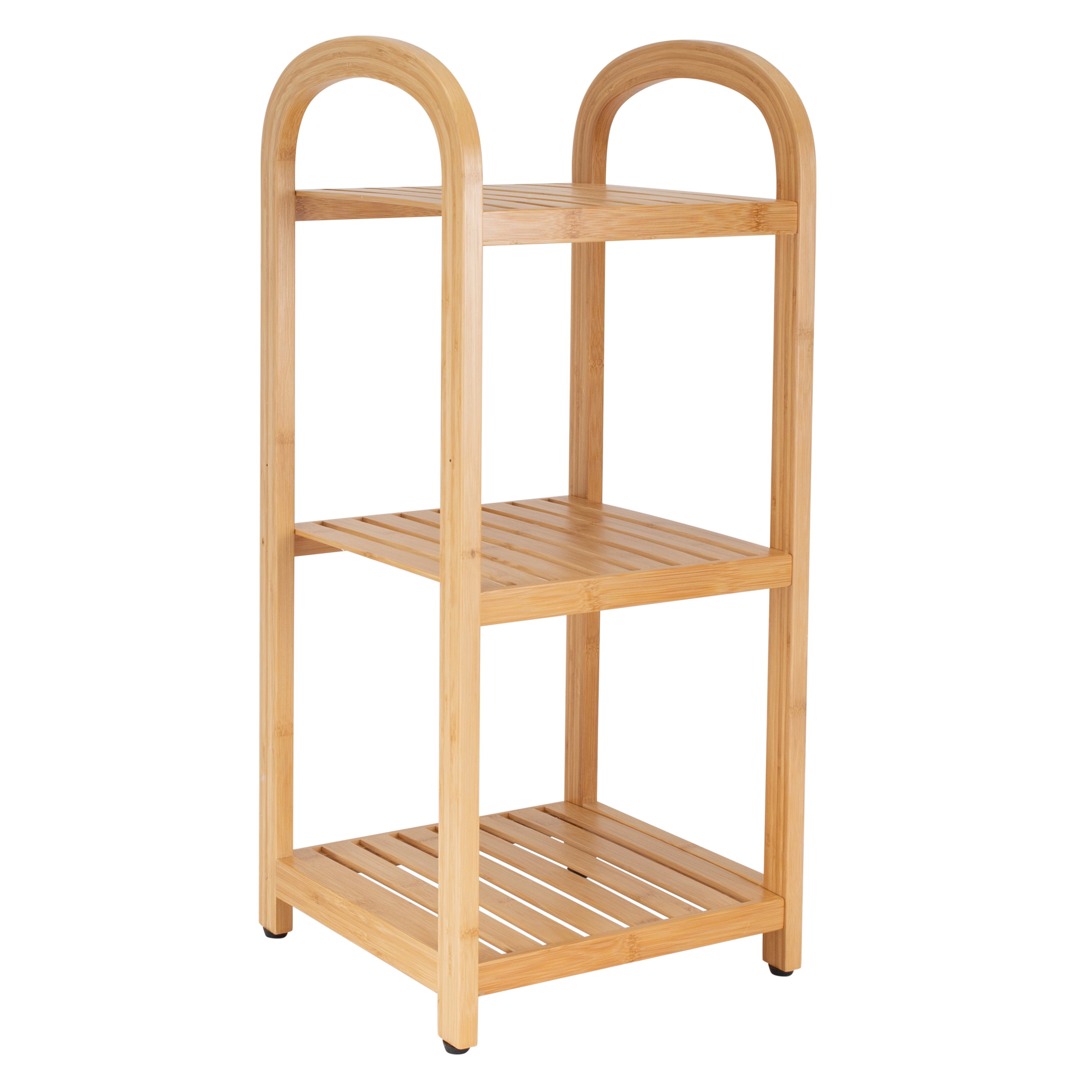 Organize It All 3 Tier Bamboo Tower Storage Shelf Unit - Walmart.com
