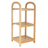 Organize It All 3 Tier Bamboo Tower Storage Shelf Unit - Walmart.com