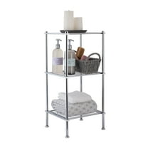 Free Shipping! Organize It All Free Standing 4 Tier Glass Spa Storage ...