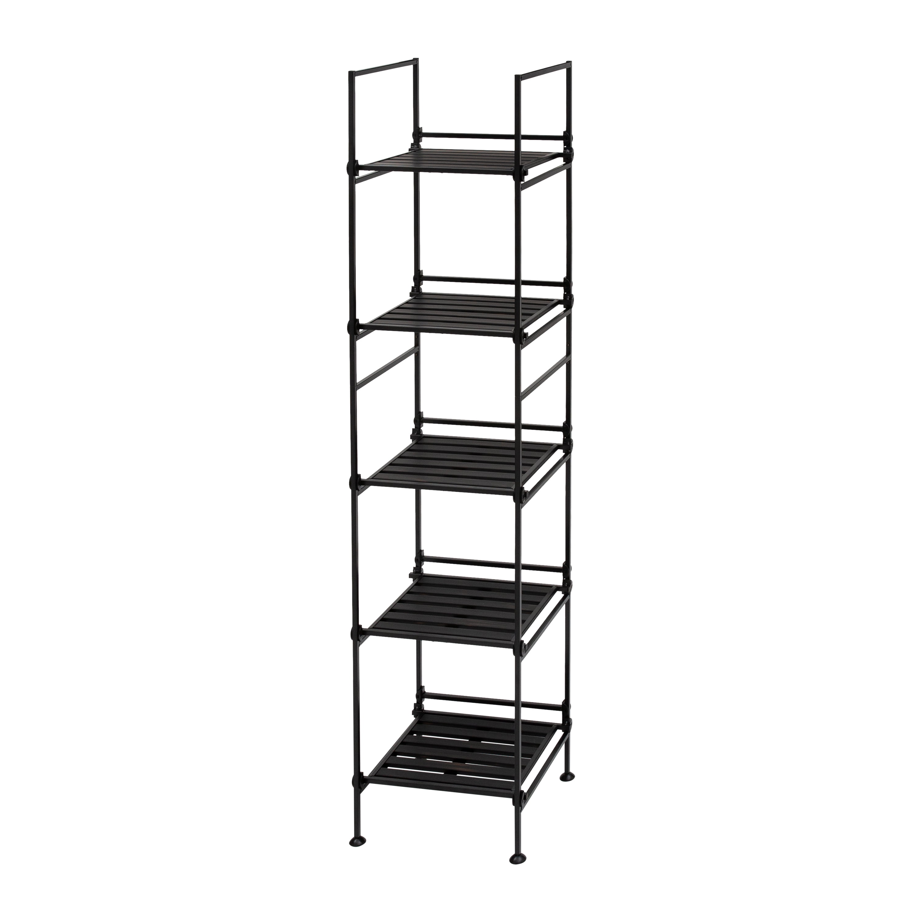 Organize It All 5 Tier Square Metal Freestanding Storage Shelf in ...