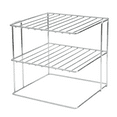 Organize It All Jumbo 3 Tier Corner Helper Shelf in Chrome - Walmart.com