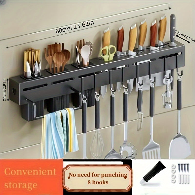 Organize Your Kitchen With A Versatile Knife And Utensil Storage ...