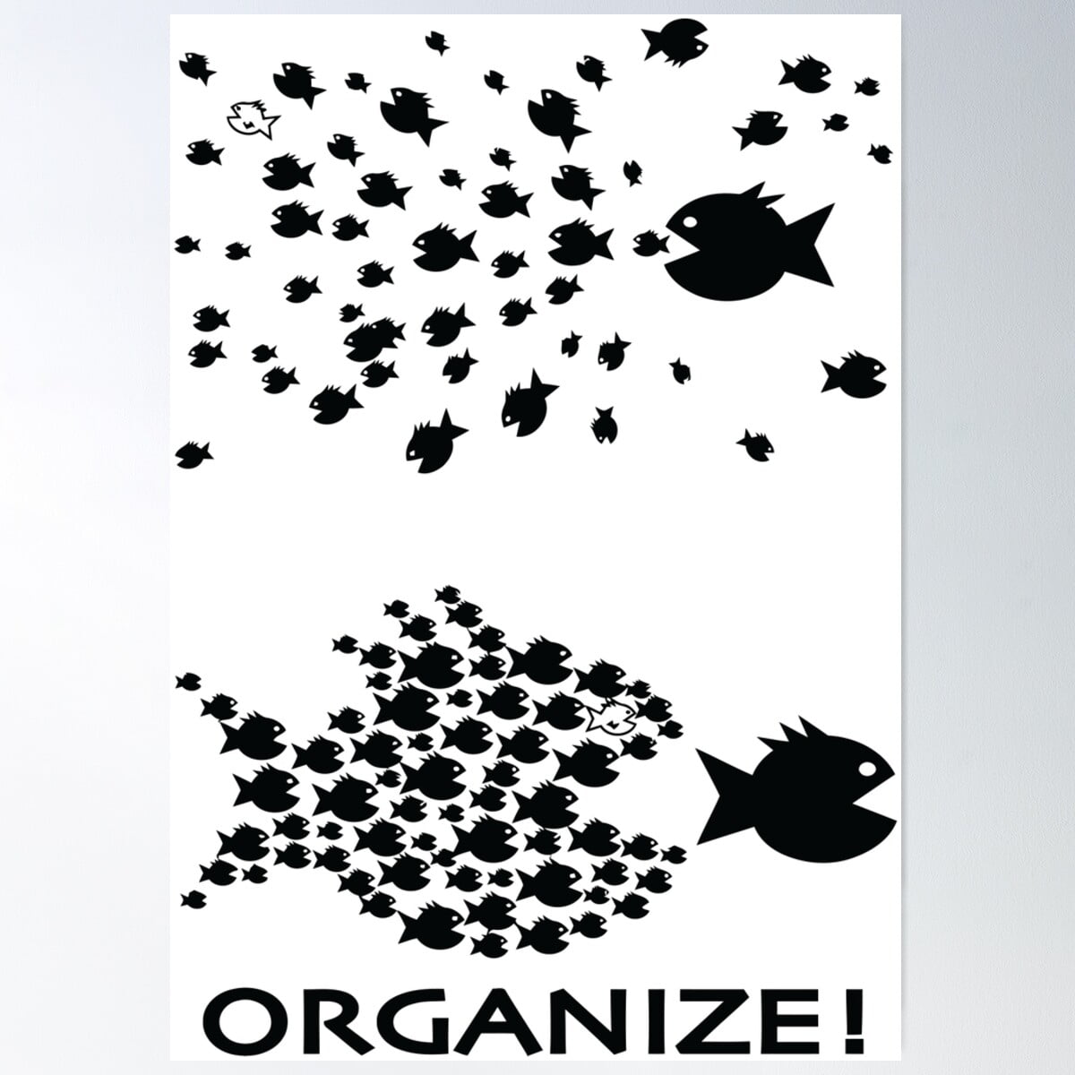 Organize Poster Wall Art, Modern Wall Decor For Living Room Bedroom ...