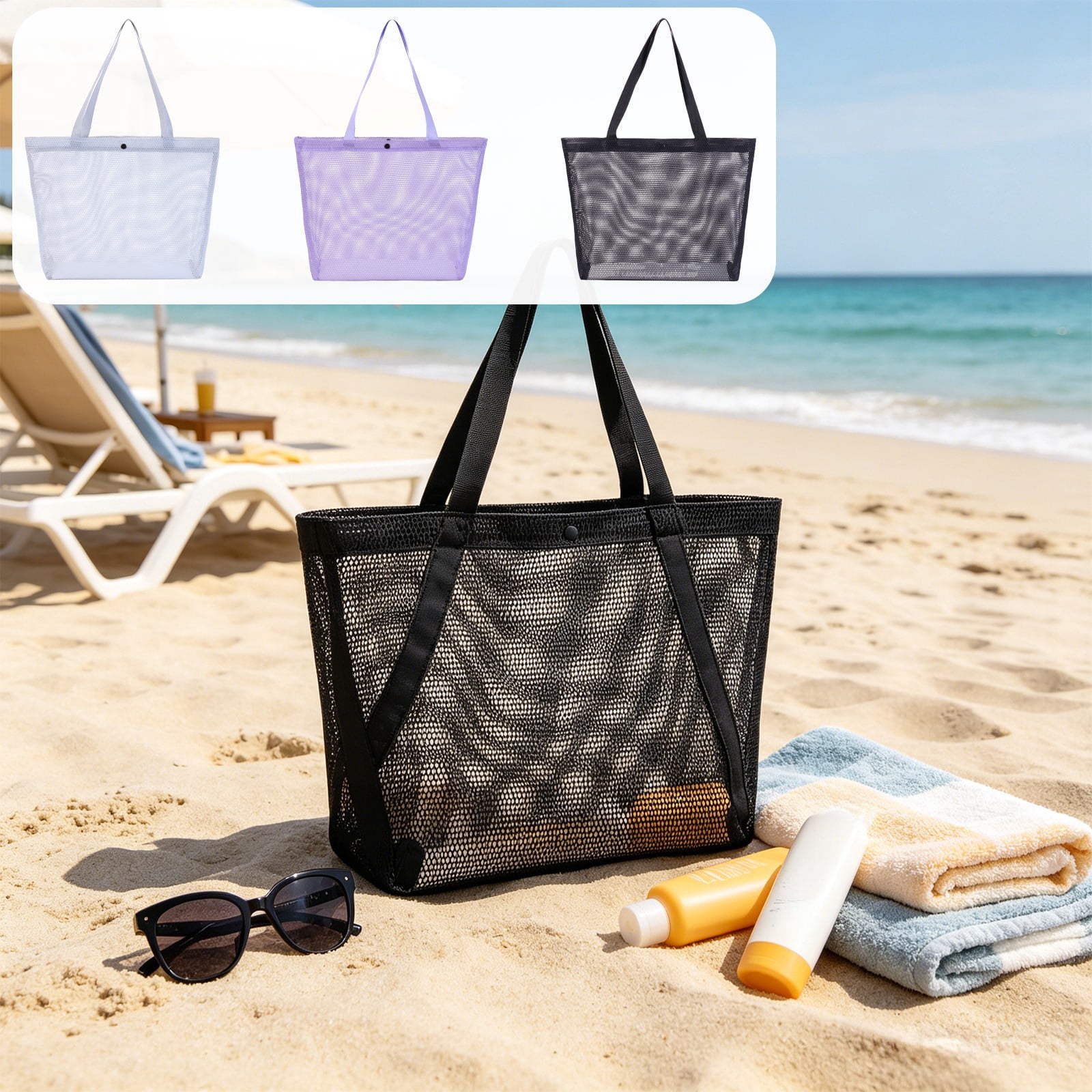Organize Your Commute with Polyester Tote Bag, Portable Shopping ...