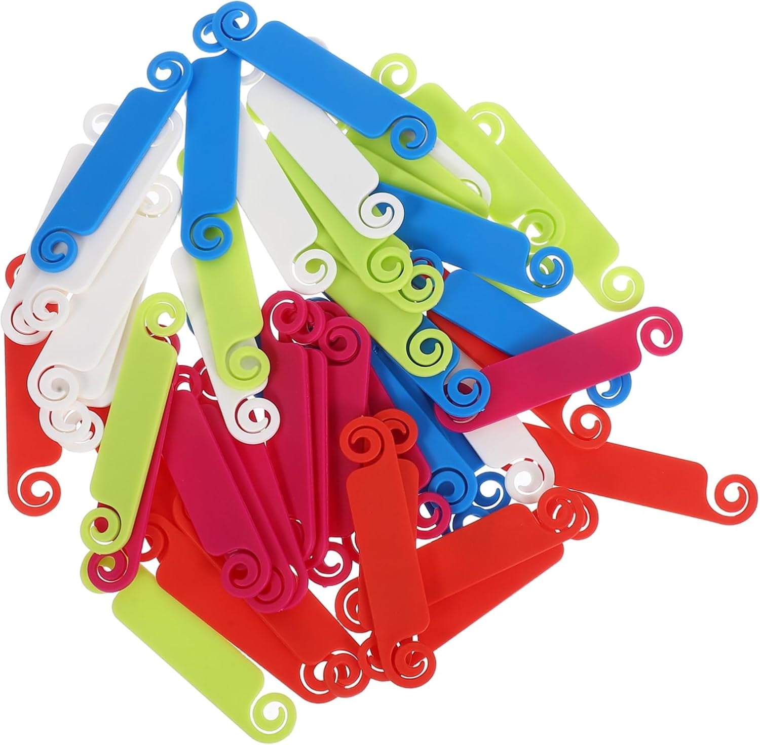 Organize Your Workspace 50pcs Logo Buckle Cable Identification Tags ...