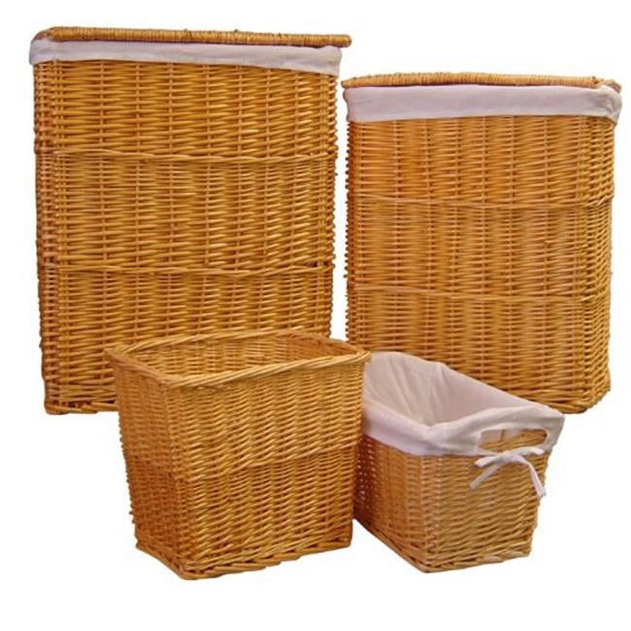 Organize it All 25105W-1 Honey Willow Hamper Set - Walmart.com