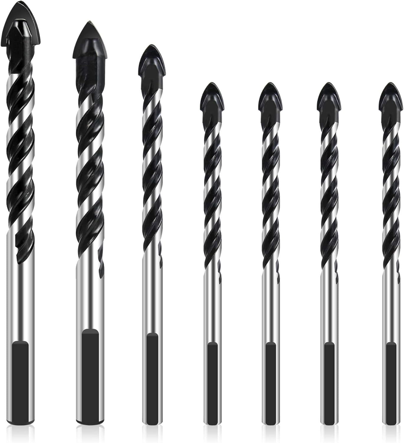 Organized Drill Bit Set, Multi-Material Drill Bit Set for Tiles, Granite, Concrete, Ceramic ...