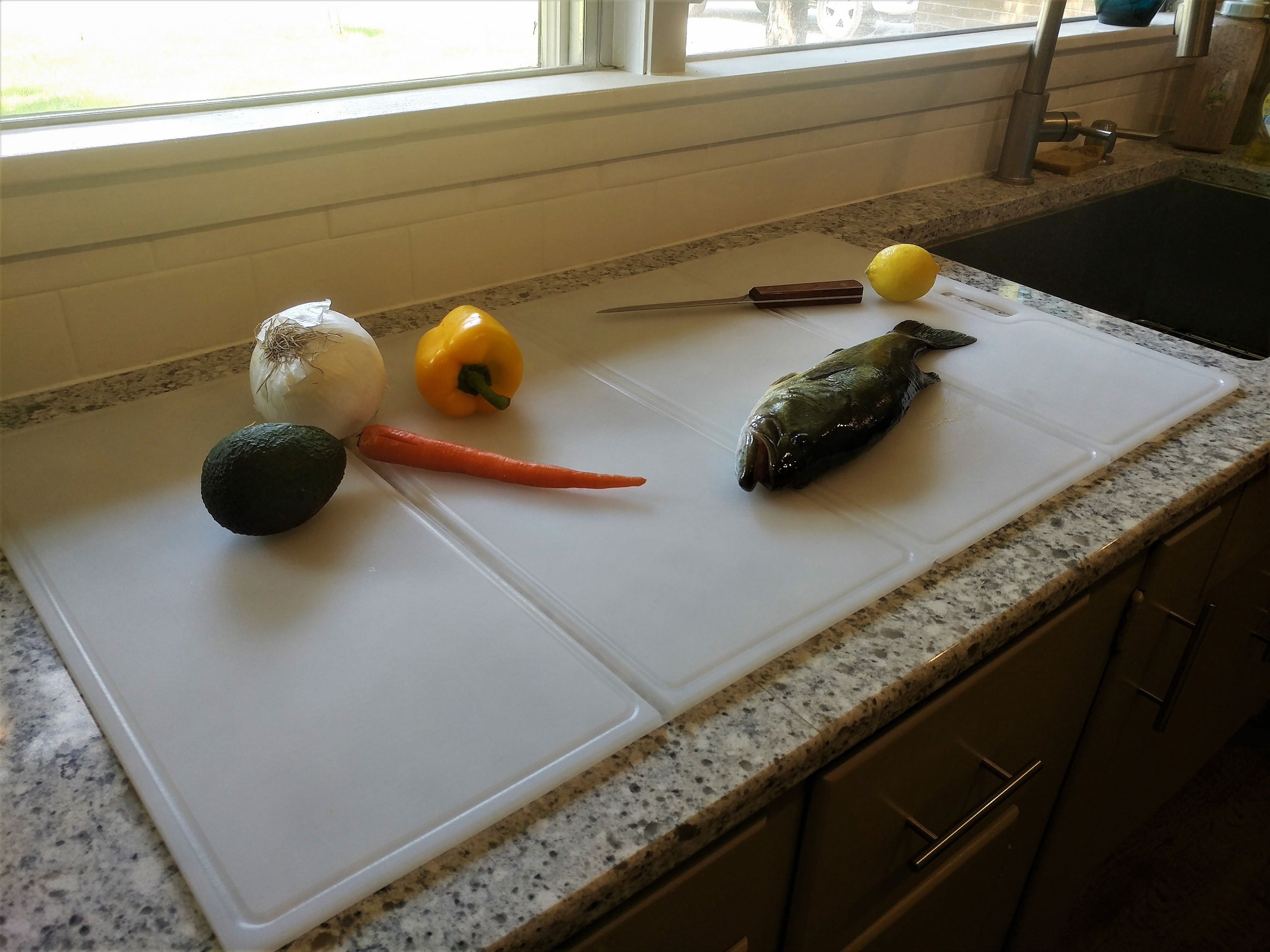 Organized Fishing 4 Fold Plastic Cutting Board LG - Walmart.com