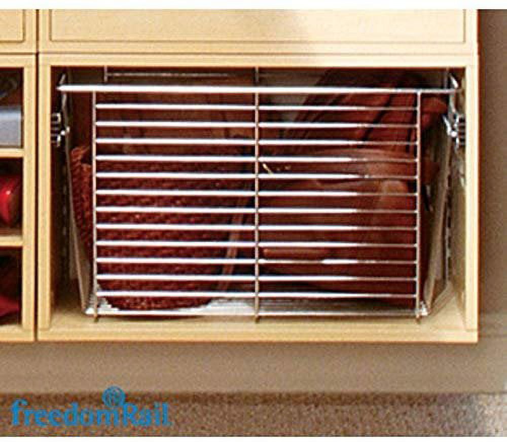 Organized Living freedomRail 13-inch Basket for OBox - Chrome - Walmart.com