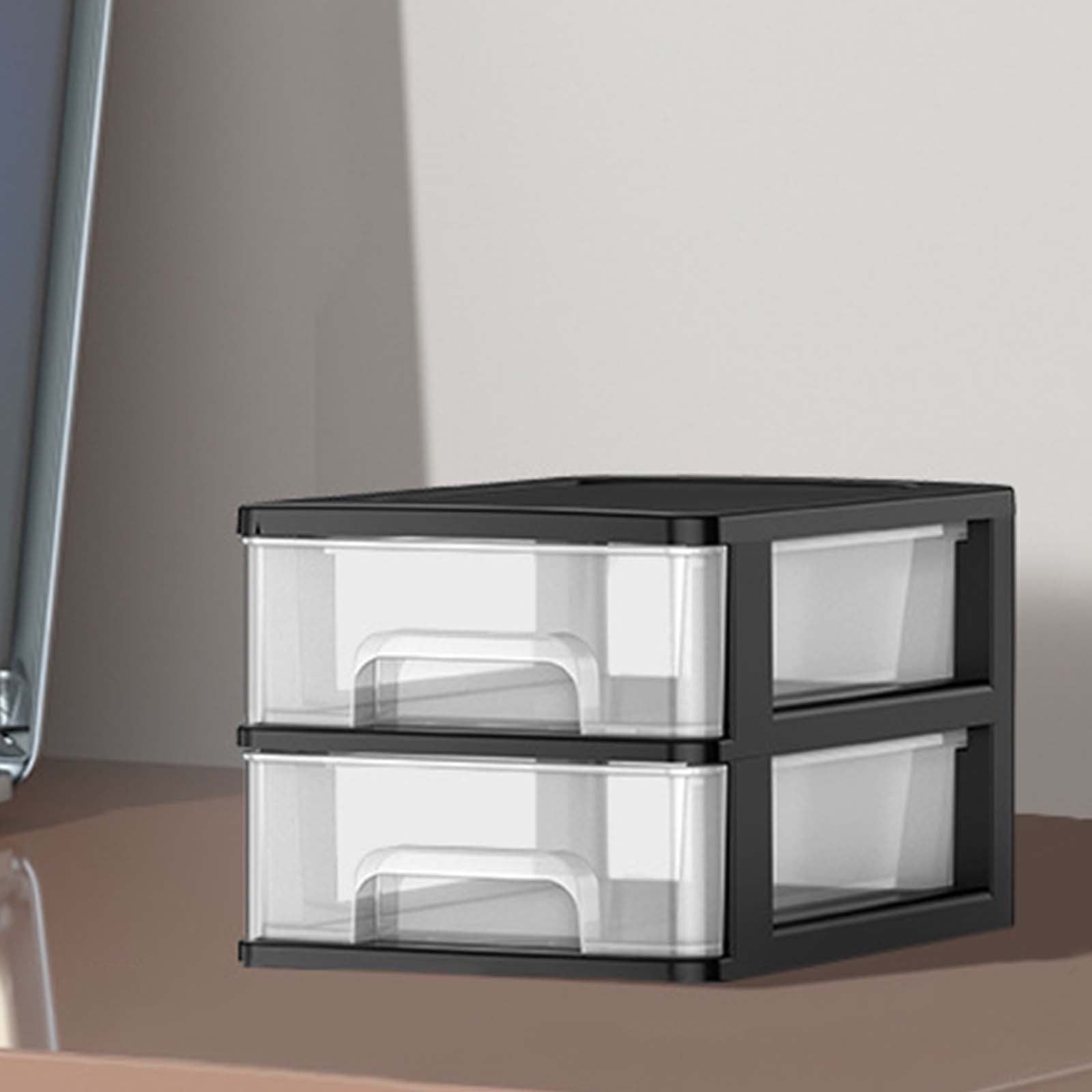 Organizer Bins Transparent Desktop Organizer Small Drawer Desk ...